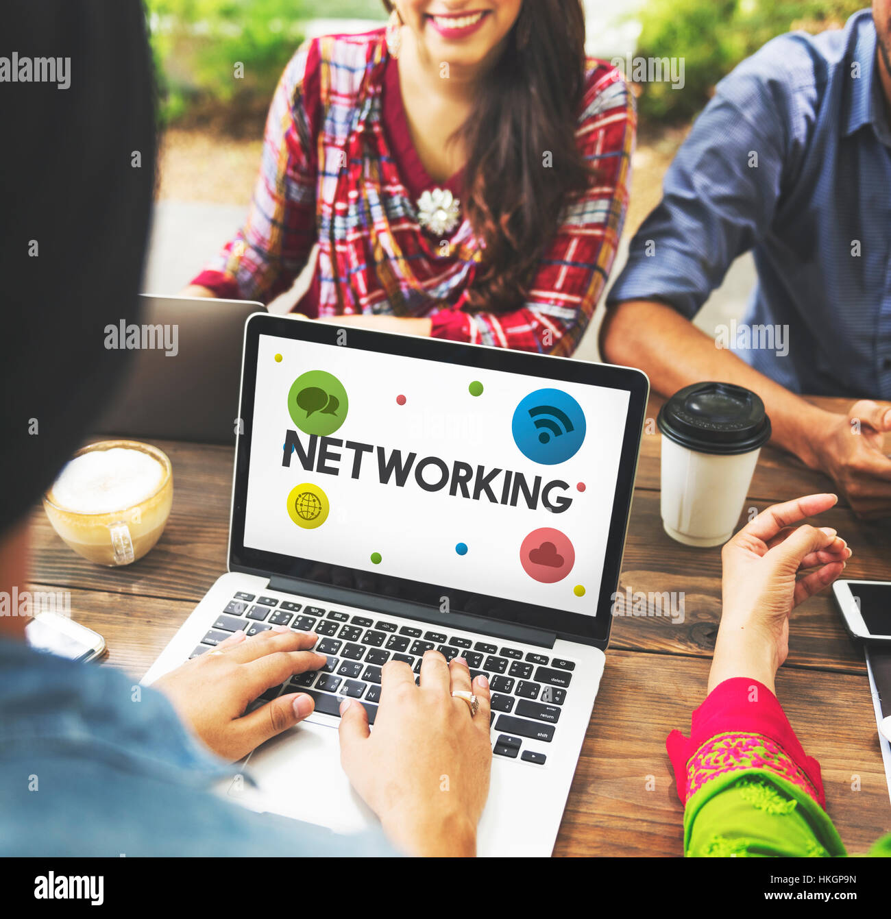 Internet Communication Network Icon Concept Stock Photo - Alamy