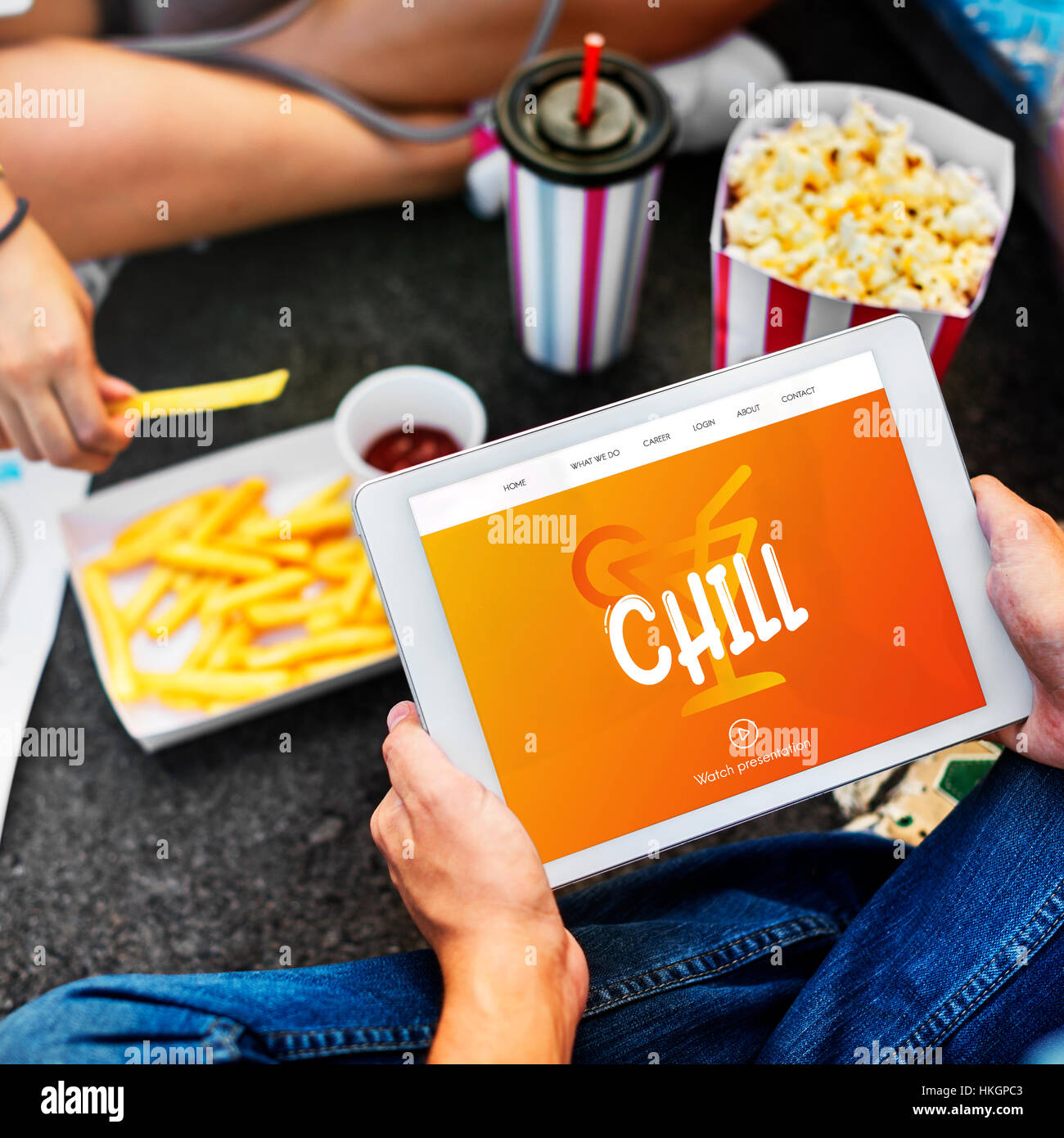Vacation Break Relax Chill Concept Stock Photo - Alamy
