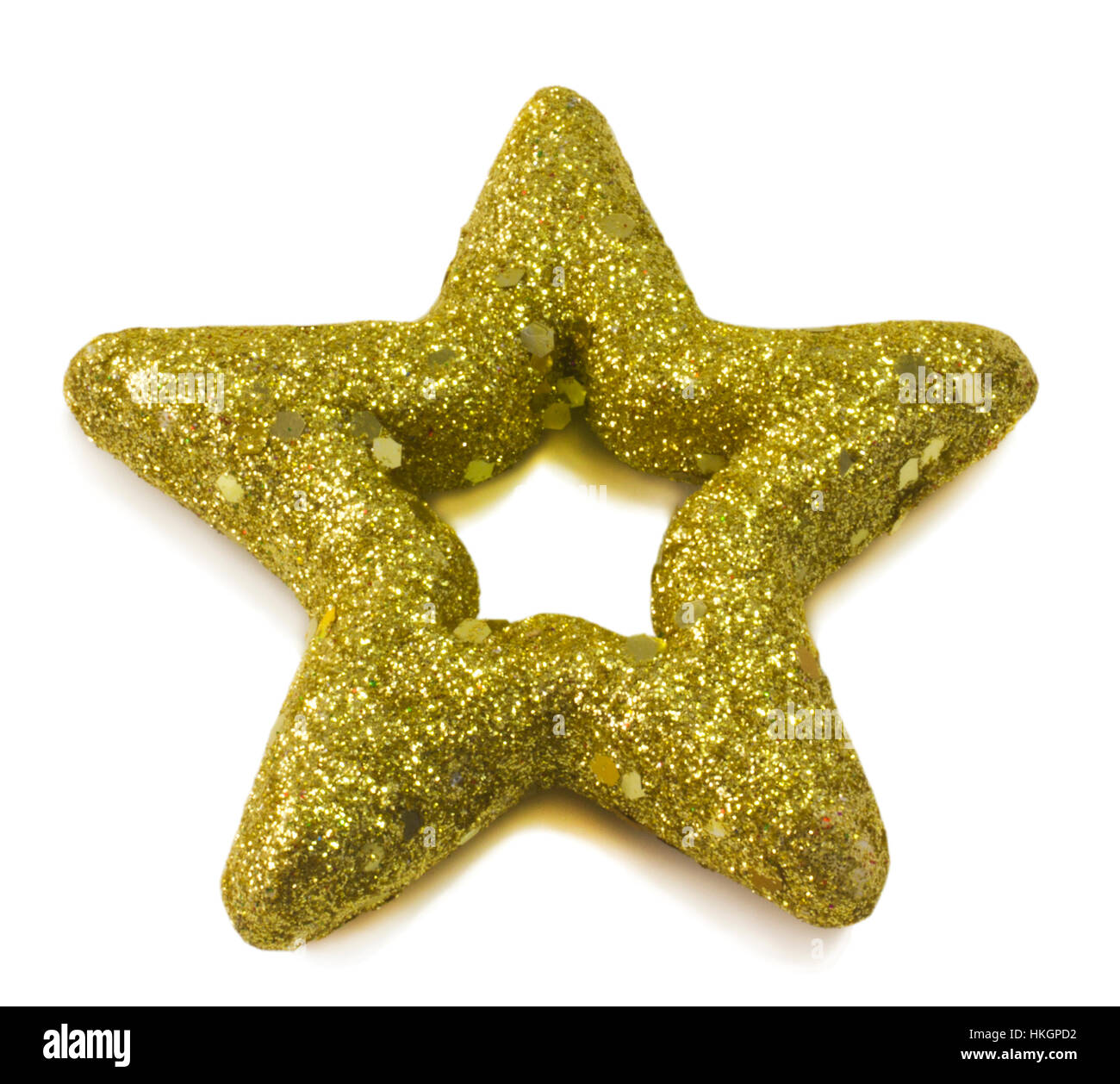Christmas star isolated on white Stock Photo - Alamy