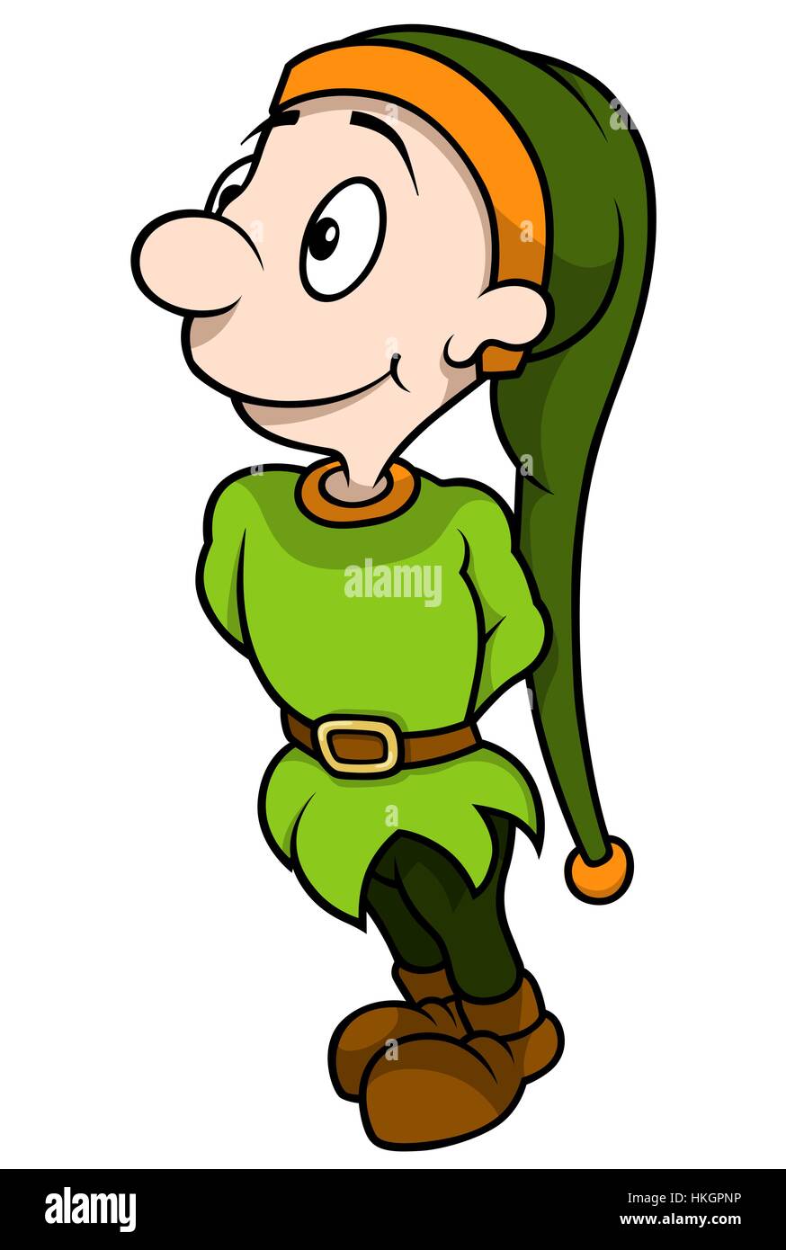 Green Dwarf Standing Stock Vector Image & Art - Alamy