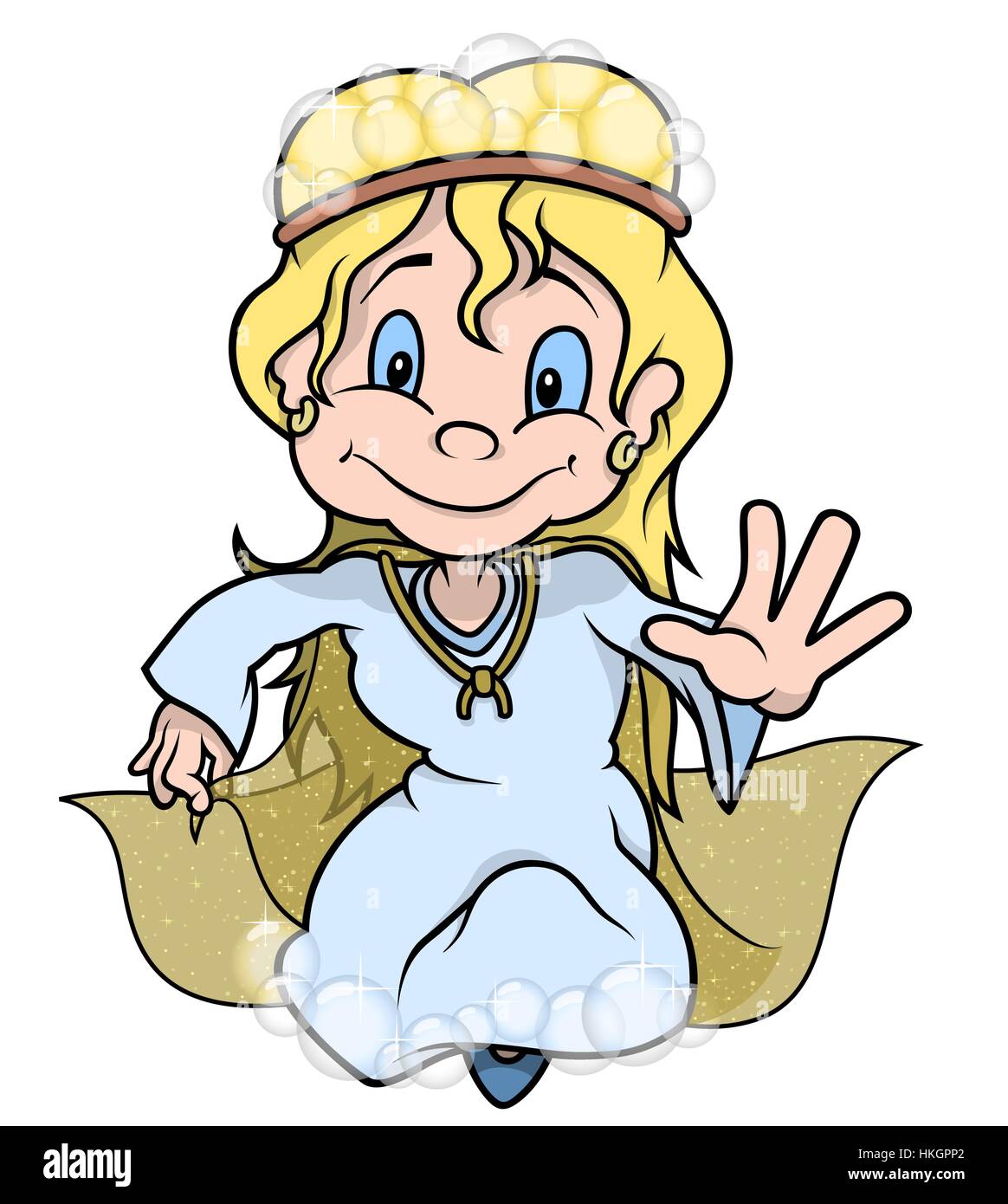 Fairy With Bubbles Stock Vector Image & Art - Alamy