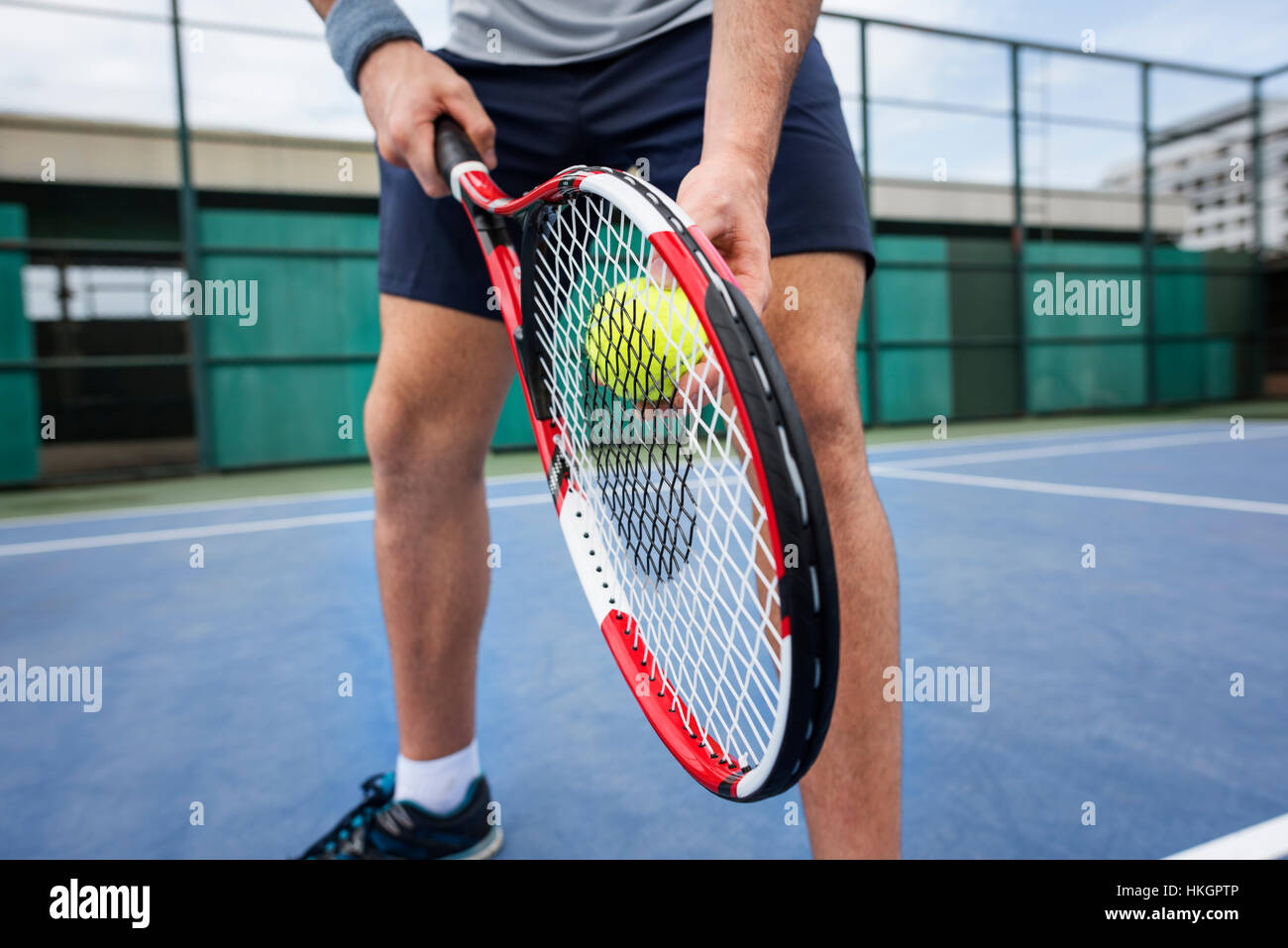 Tennis Sport Racket Racquet Athlete Match Concept Stock Photo - Alamy