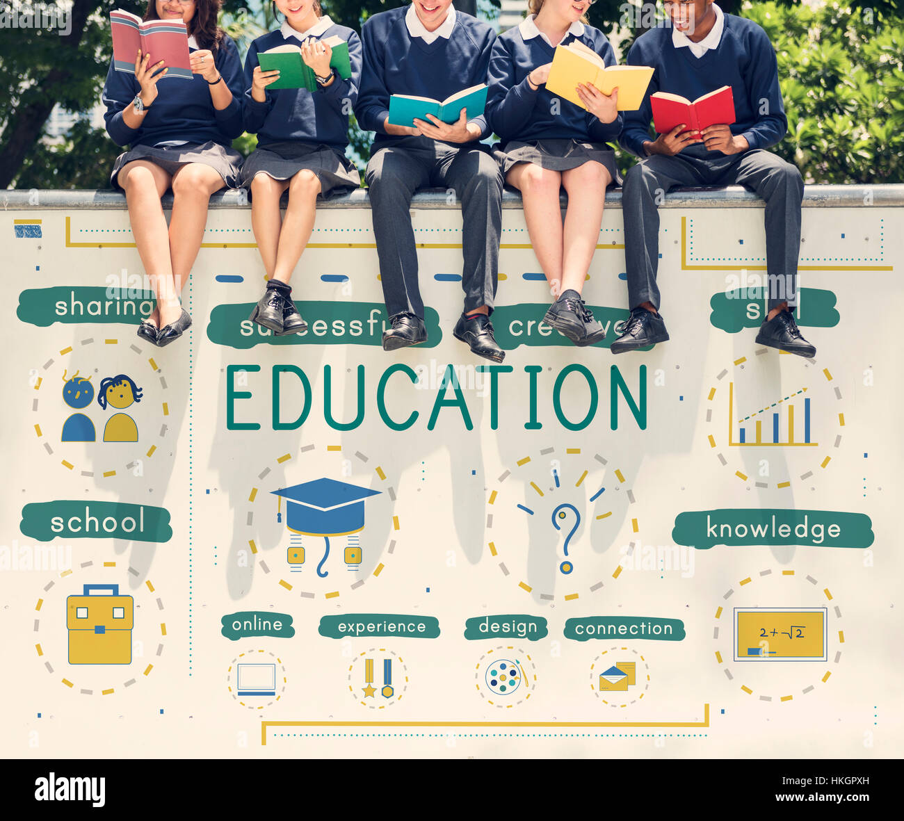 Education Learning Study Knowledge Concept Stock Photo - Alamy