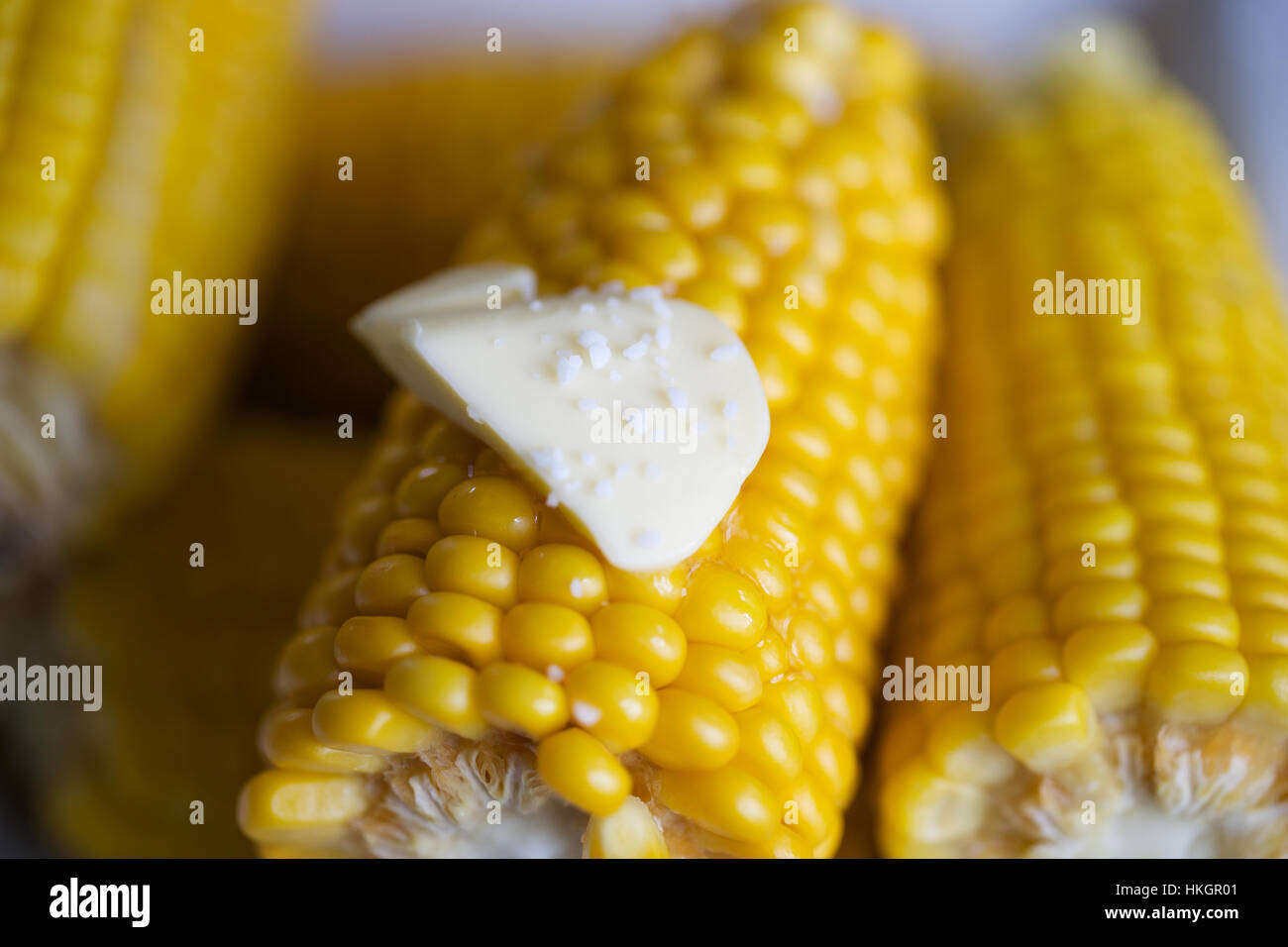 Corn On The Cob With Butter High Resolution Stock Photography and ...