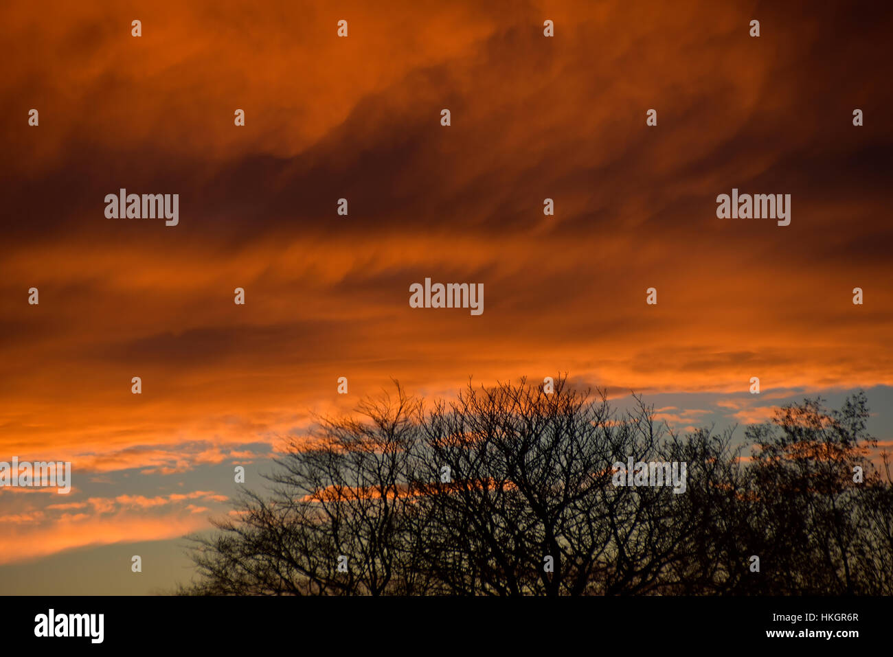 Spectacular Sunset in Burnley Lancashire England Stock Photo - Alamy