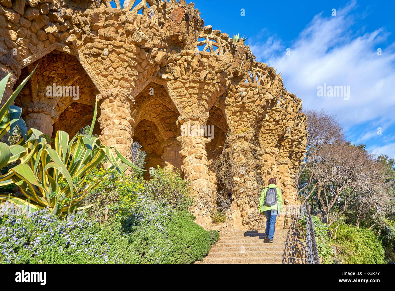 Antoni Gaudi Park Guell High Resolution Stock Photography and Images ...