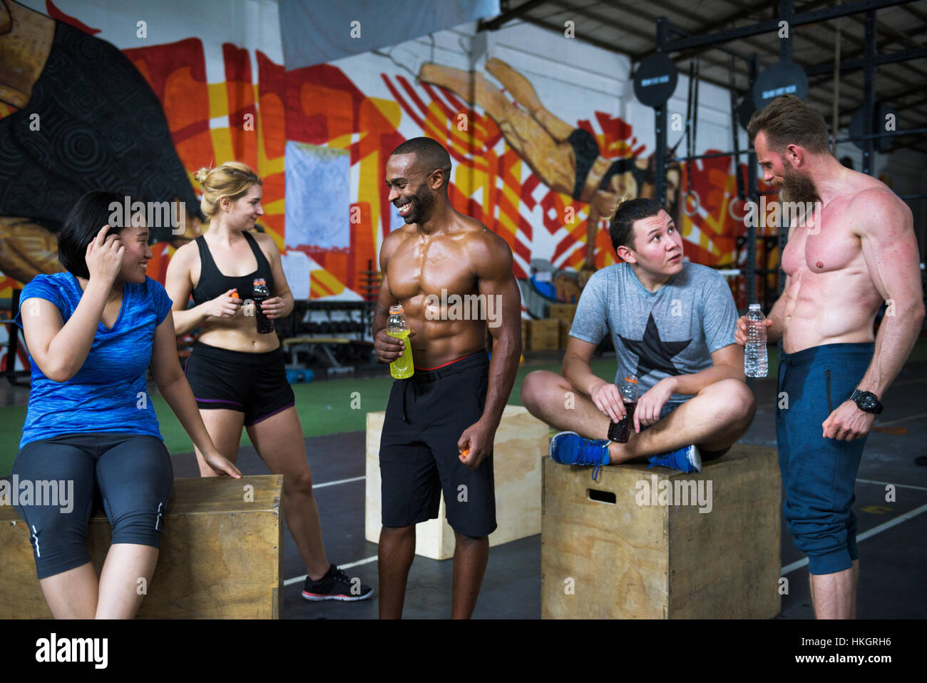 Active People Sport Workout Concept Stock Photo - Alamy