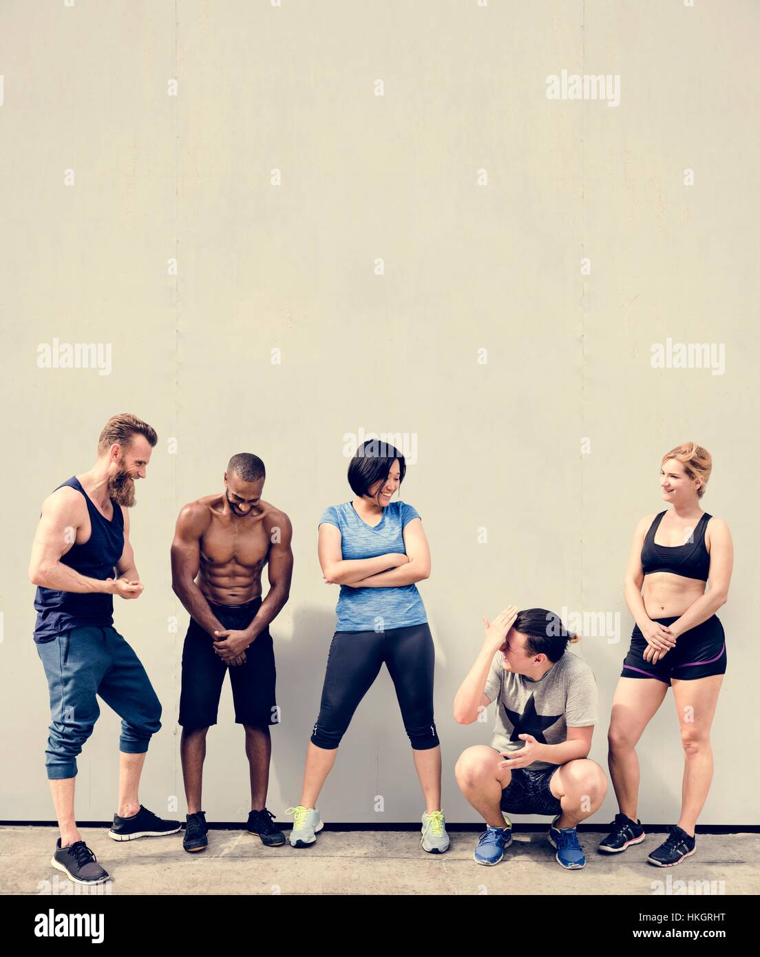 Active People Sport Workout Concept Stock Photo - Alamy