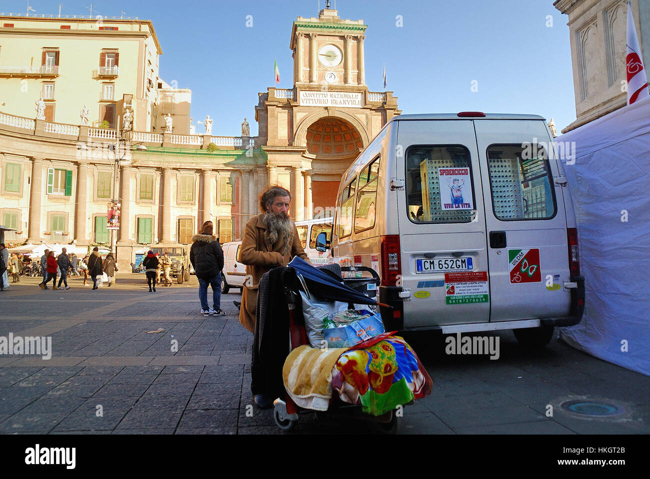 Naples poverty hi-res stock photography and images - Alamy