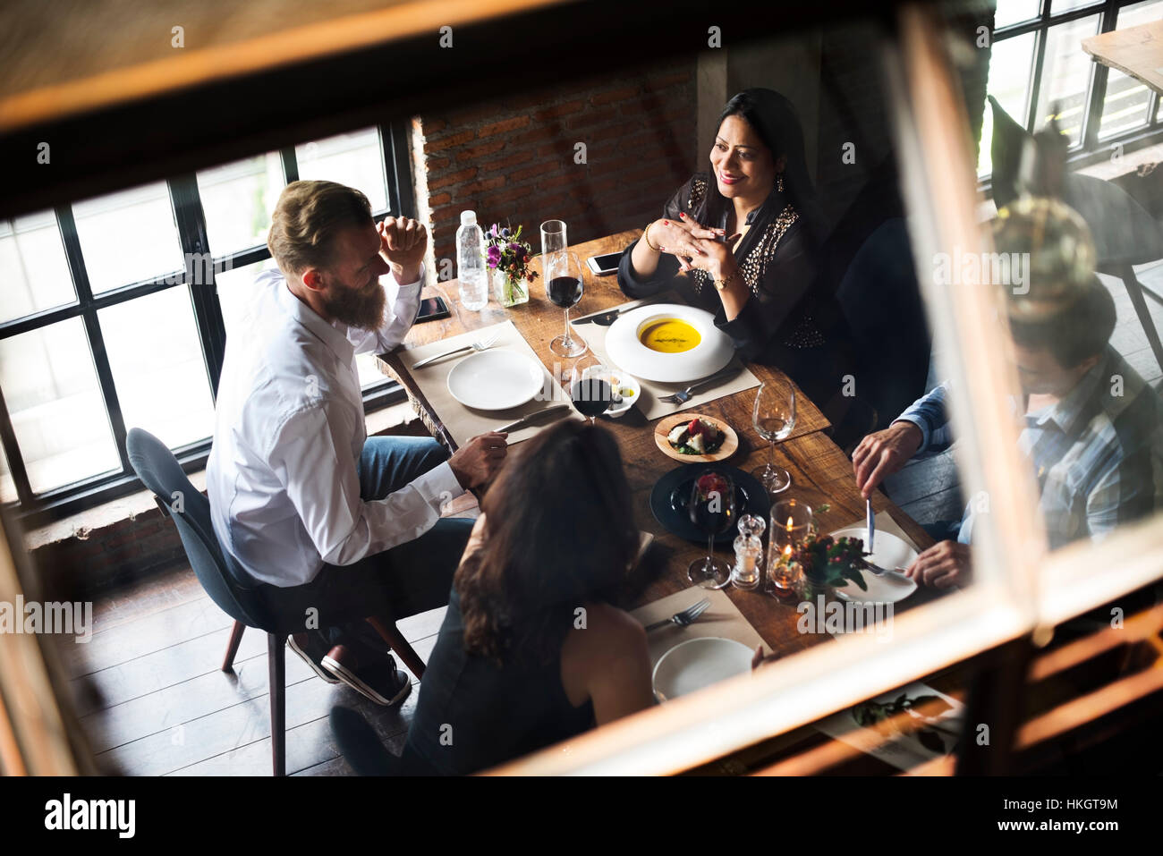 Restaurant Chilling Out Classy Lifestyle Reserved Concept Stock Photo ...