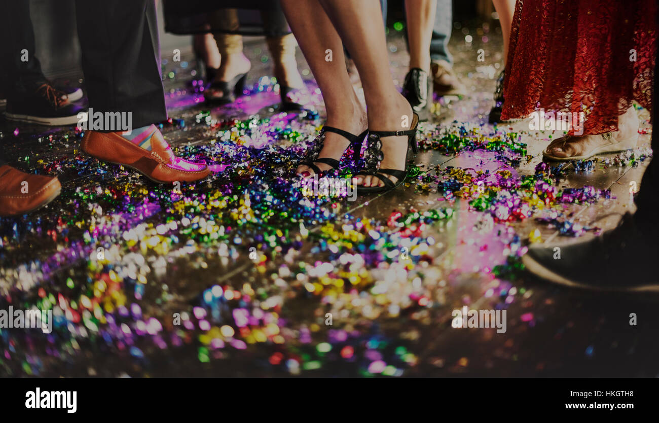 Human Leg Dance Hall Party Recreation Concept Stock Photo - Alamy