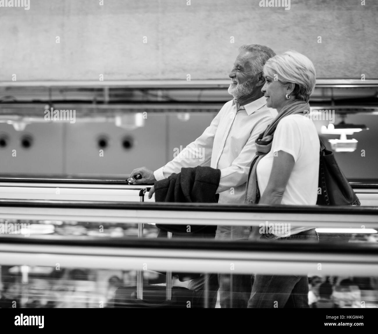 Travelator Black and White Stock Photos & Images - Alamy