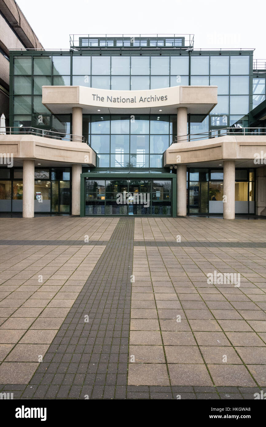 Exterior of the The National Archives in Kew, SW London, UK Stock Photo ...