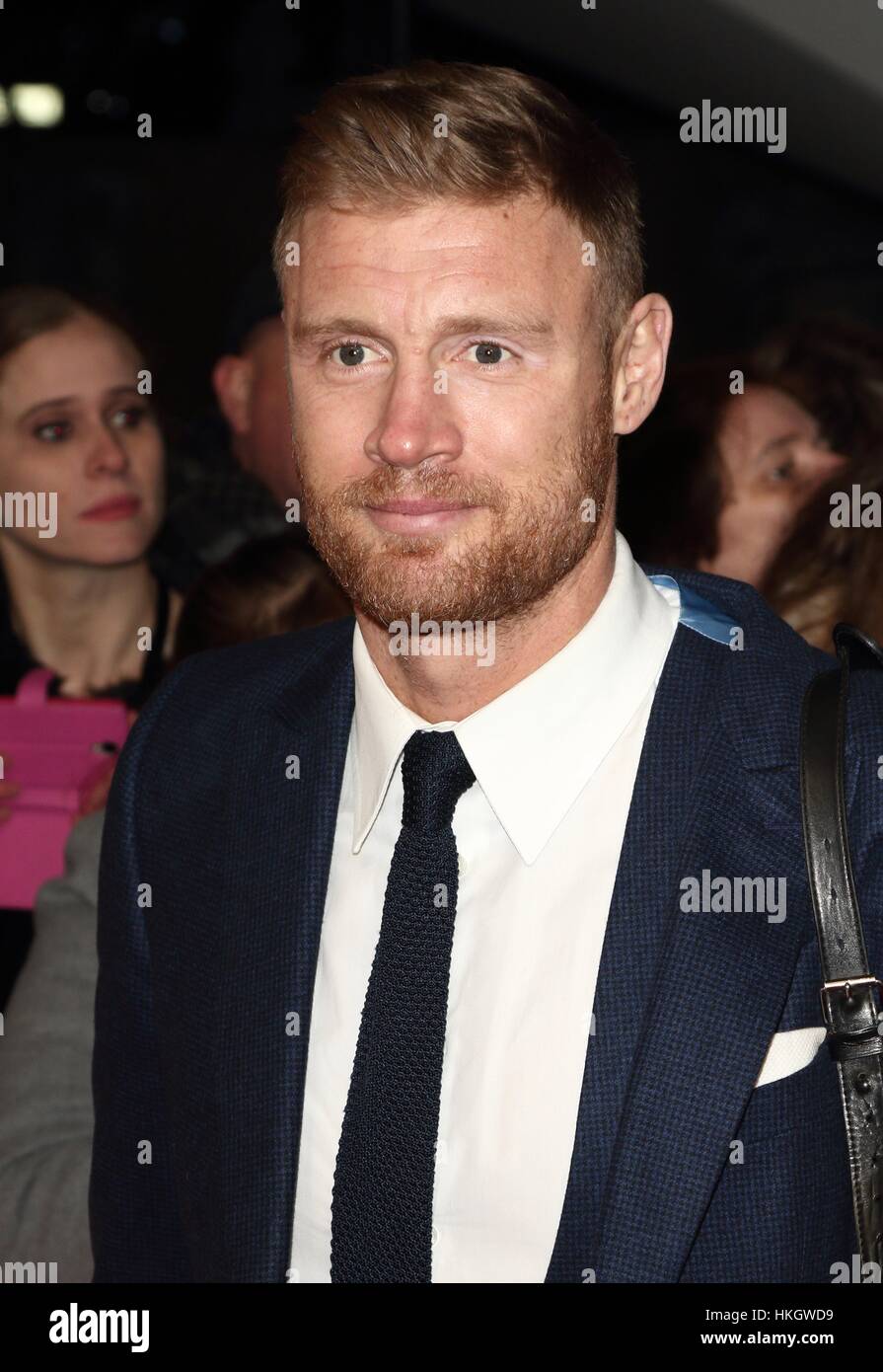 London, UK. Andrew Flintoff at National Television Awards 2017 at O2 ...