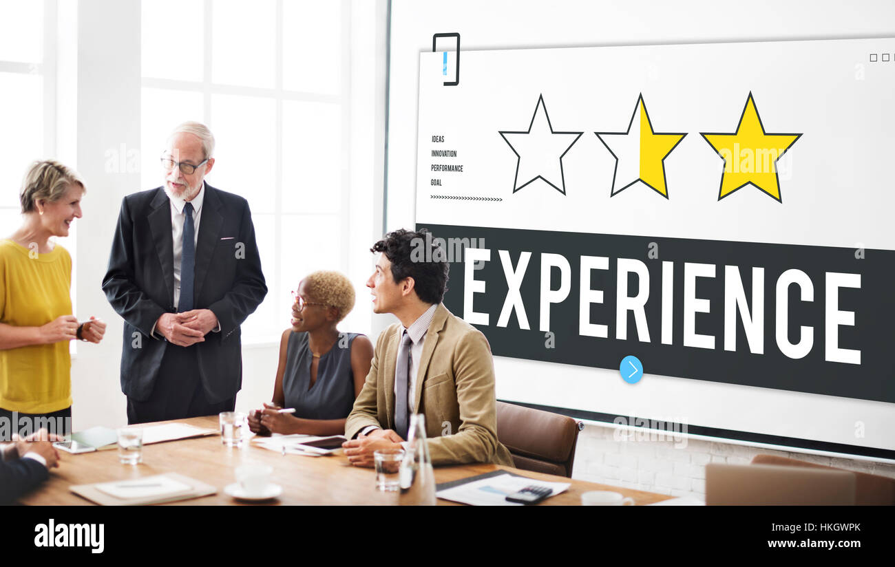 Experience Ideas Performance Knowledge Concept Stock Photo - Alamy