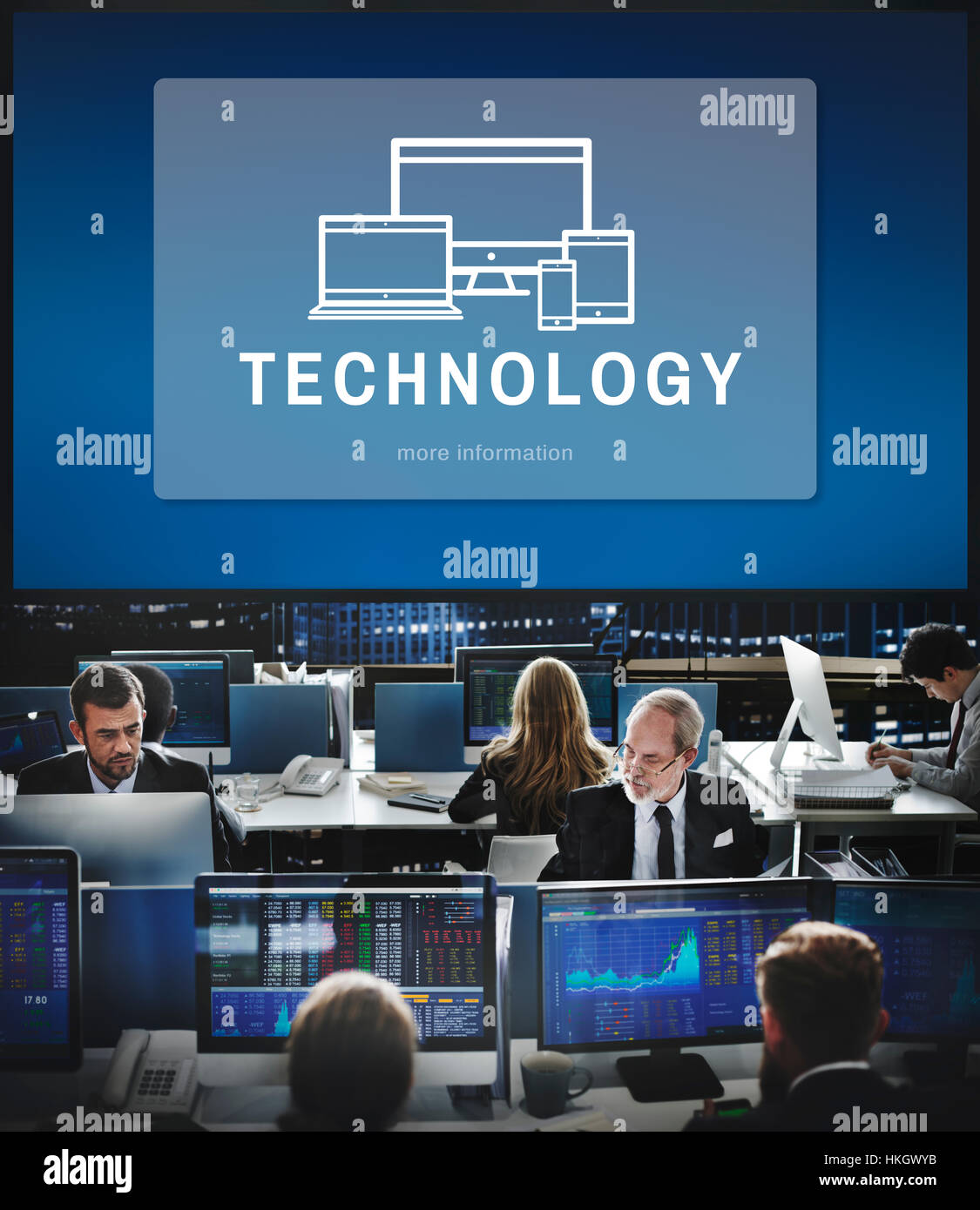 Technology Device Development Digital Concept Stock Photo - Alamy
