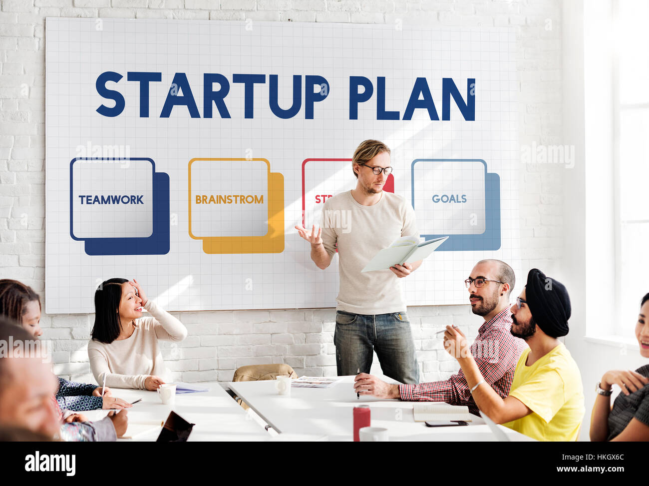 Start up Business Strategy Planning Concept Stock Photo - Alamy