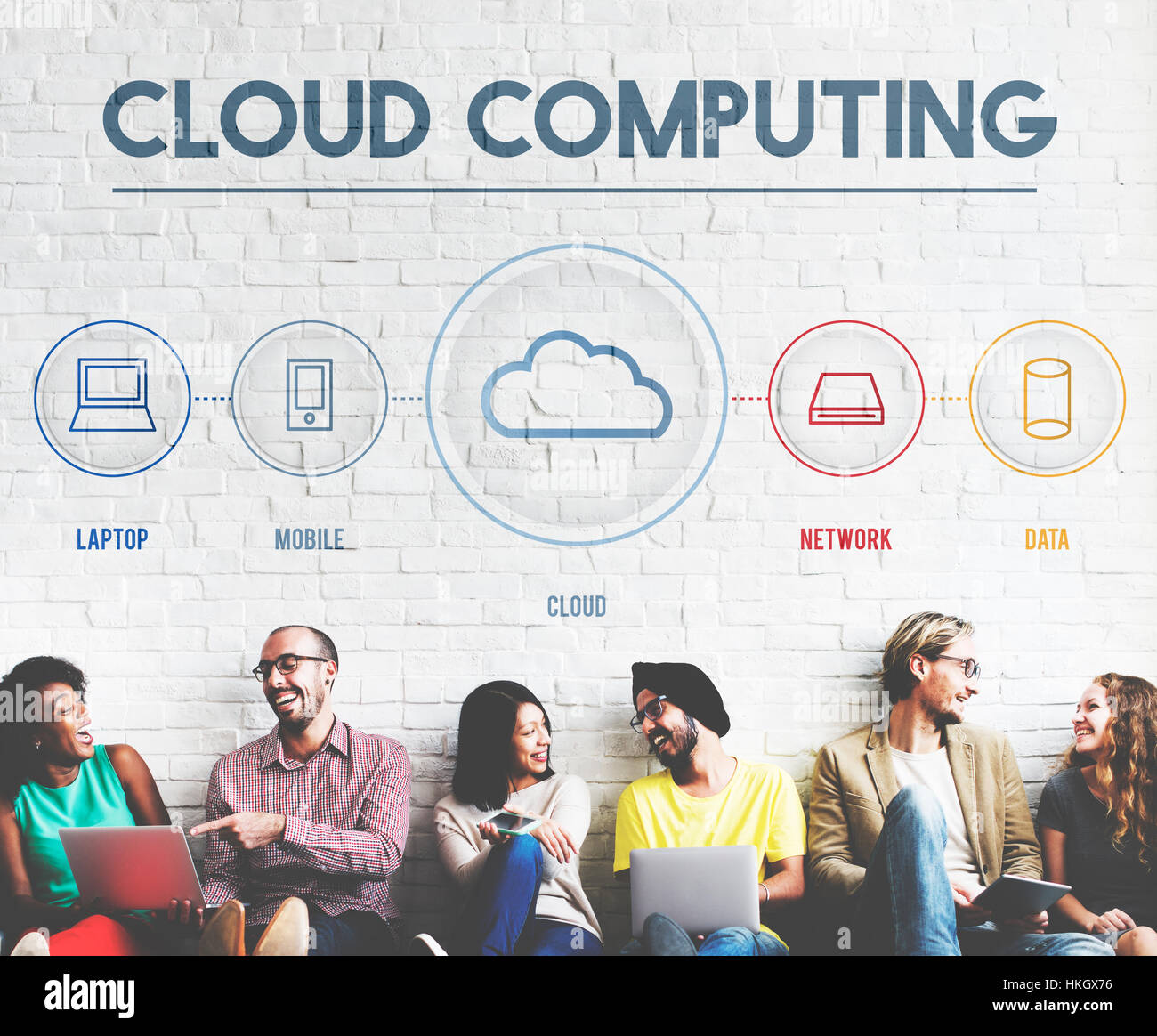 Cloud Computing Data Digital Storage Graphic Concept Stock Photo - Alamy