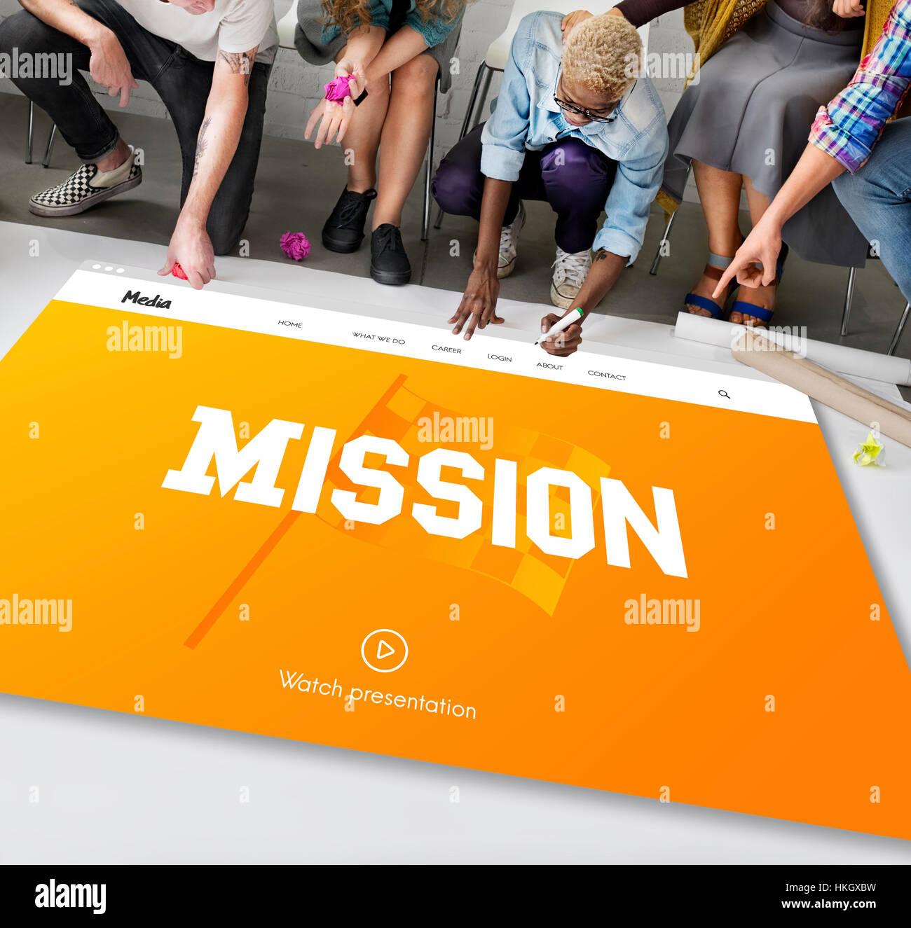 Achievement Competition Strategy Mission Concept Stock Photo - Alamy
