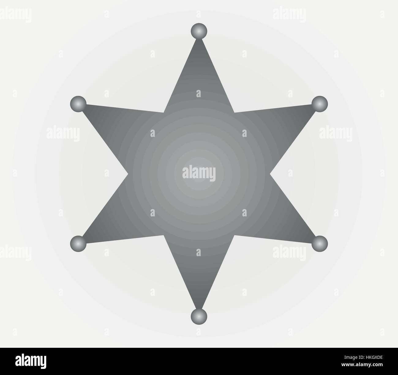Sheriff's Star Icon Stock Vector Image & Art - Alamy