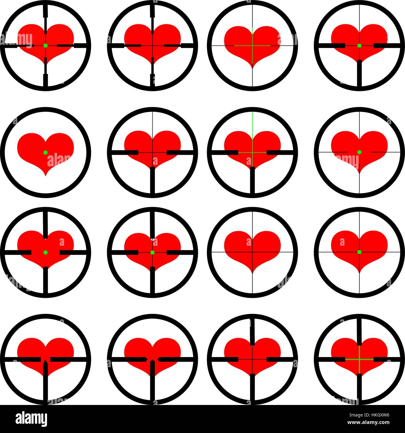 Rifle scope crosshairs hi-res stock photography and images - Alamy