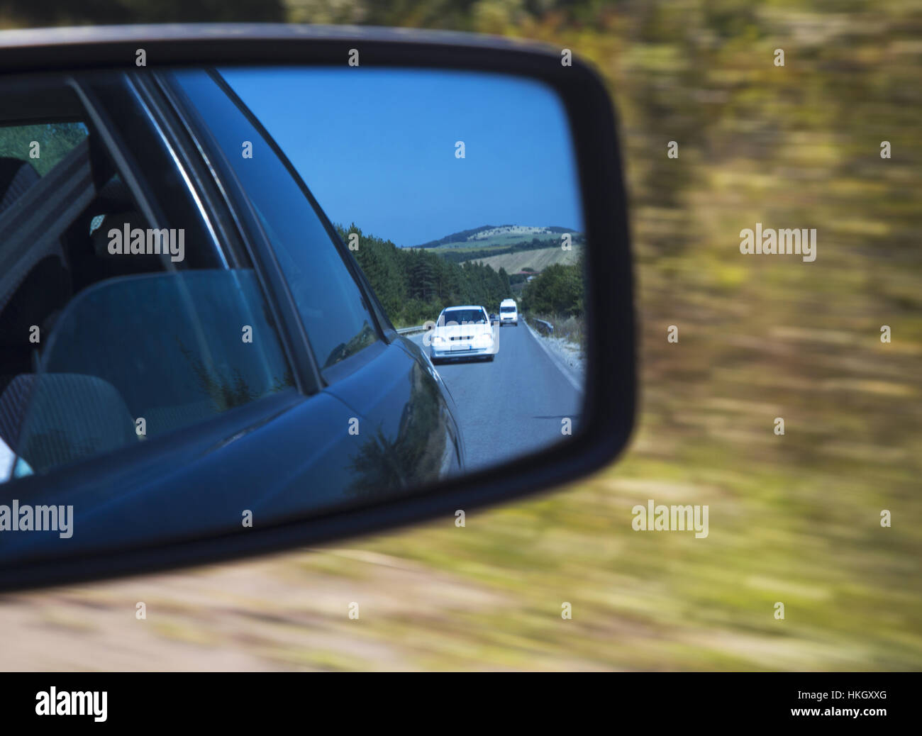 Car mirror closeup Stock Photo - Alamy