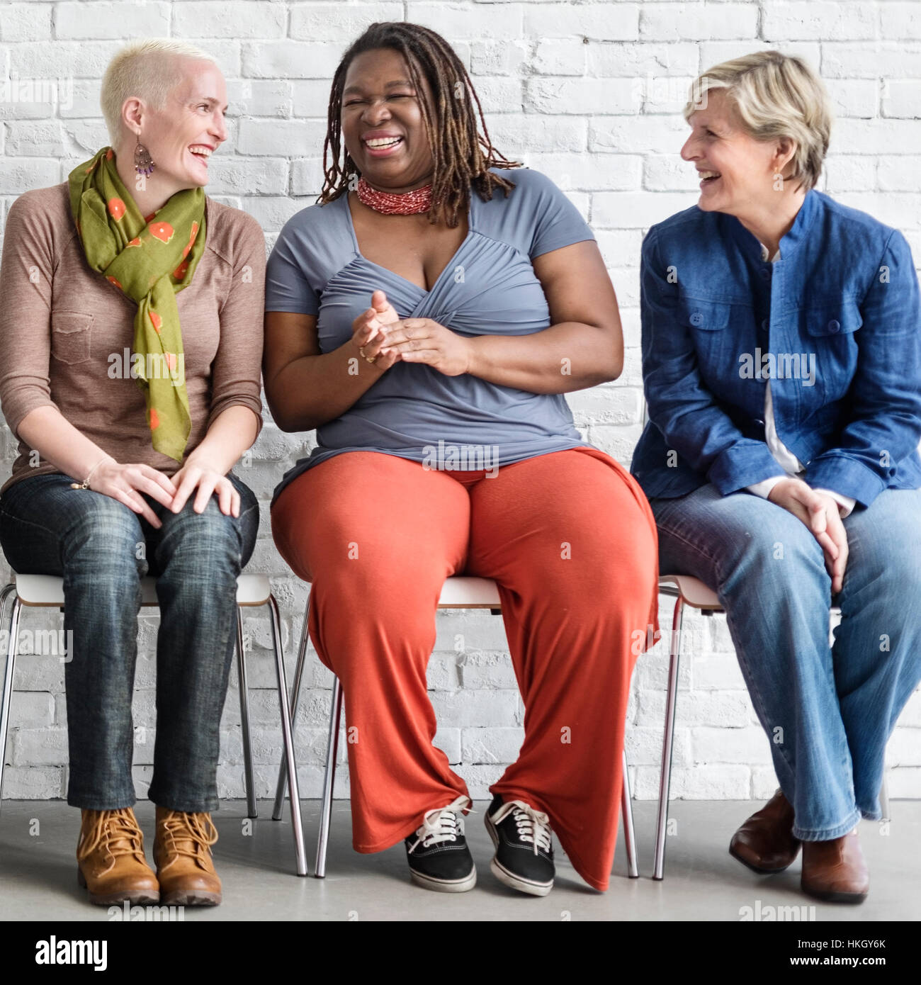 Girls Friendship Togetherness Community Concept Stock Photo - Alamy