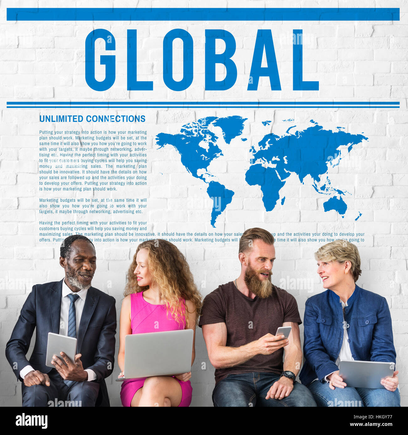 Worldwide Network Global Communication Concept Stock Photo - Alamy