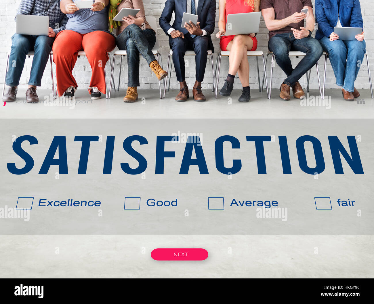 Customer Service Feedback Interface Concept Stock Photo - Alamy