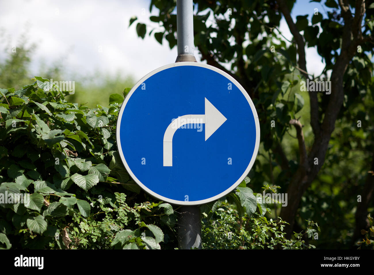 Turn Here Sign High Resolution Stock Photography and Images - Alamy