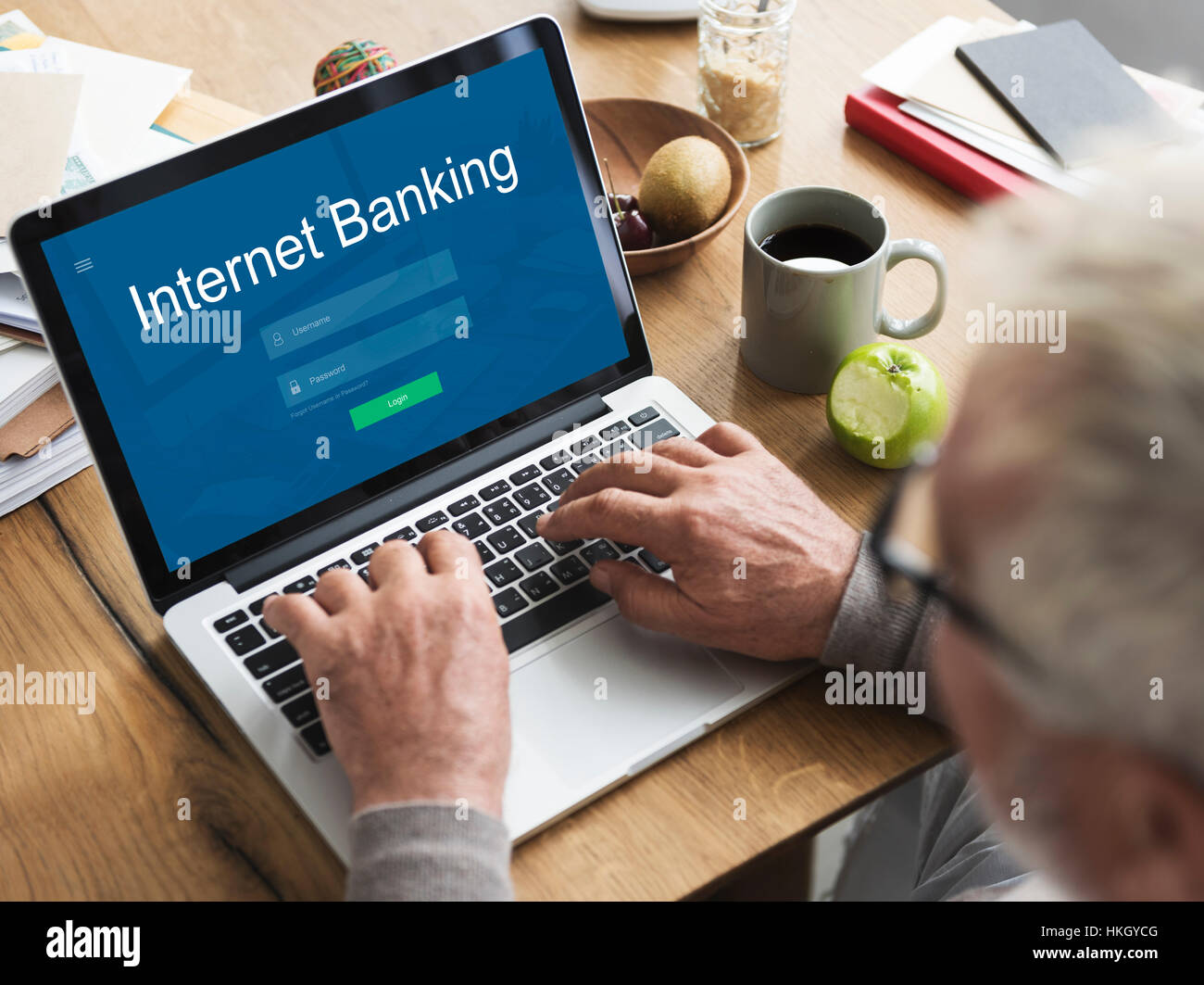 Internet Banking Online Payment Technology Concept Stock Photo - Alamy