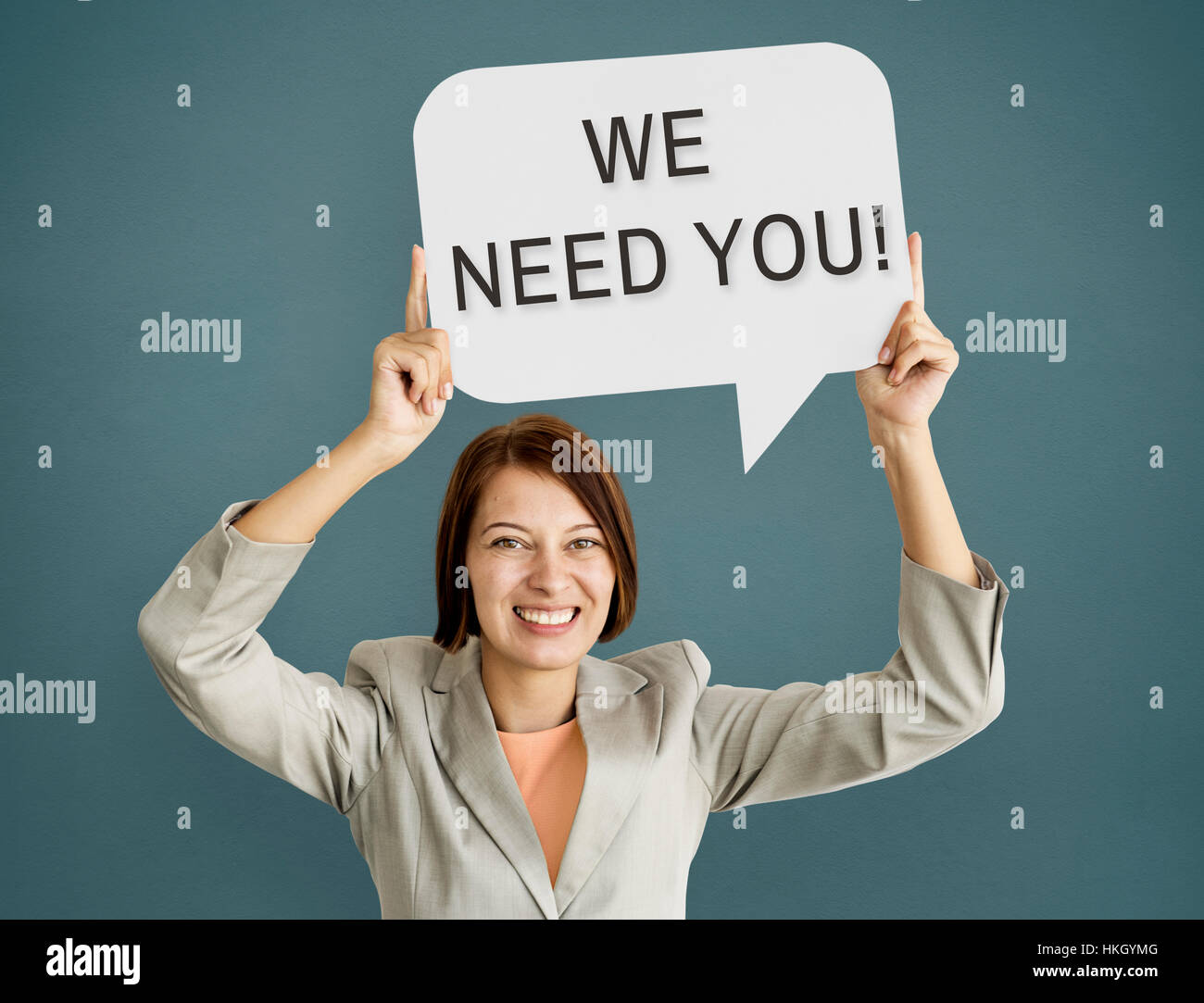 We Need You Message Concept Stock Photo - Alamy