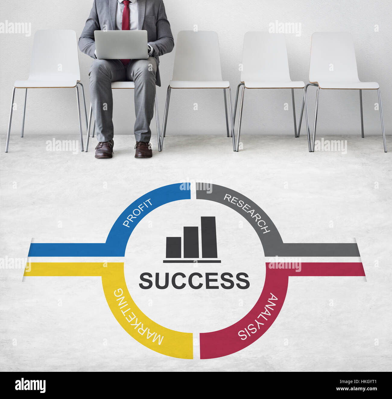 Success Diagram Processes Circle Concept Stock Photo - Alamy
