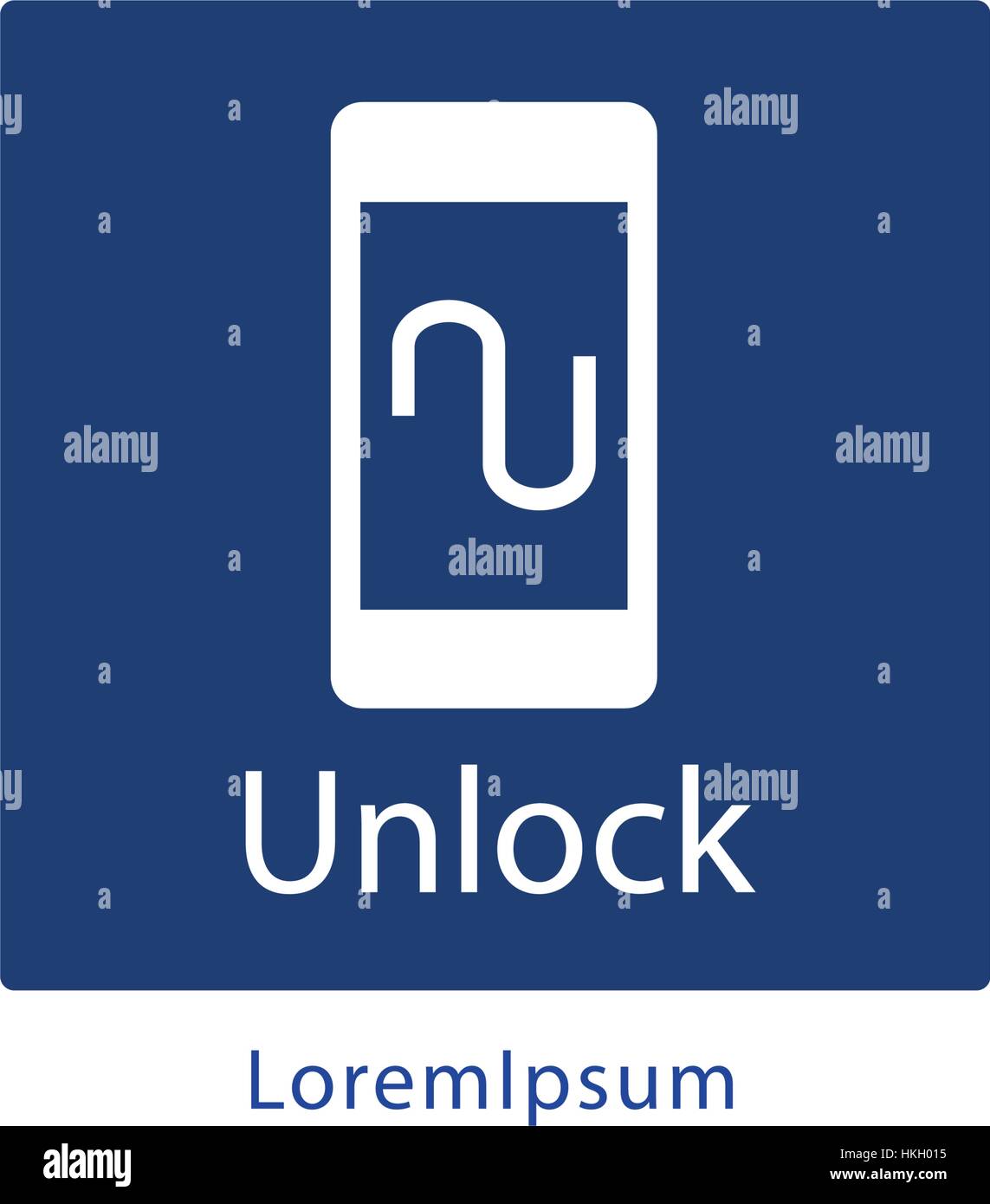 Unlock Logo Design Concept Stock Vector Image & Art - Alamy