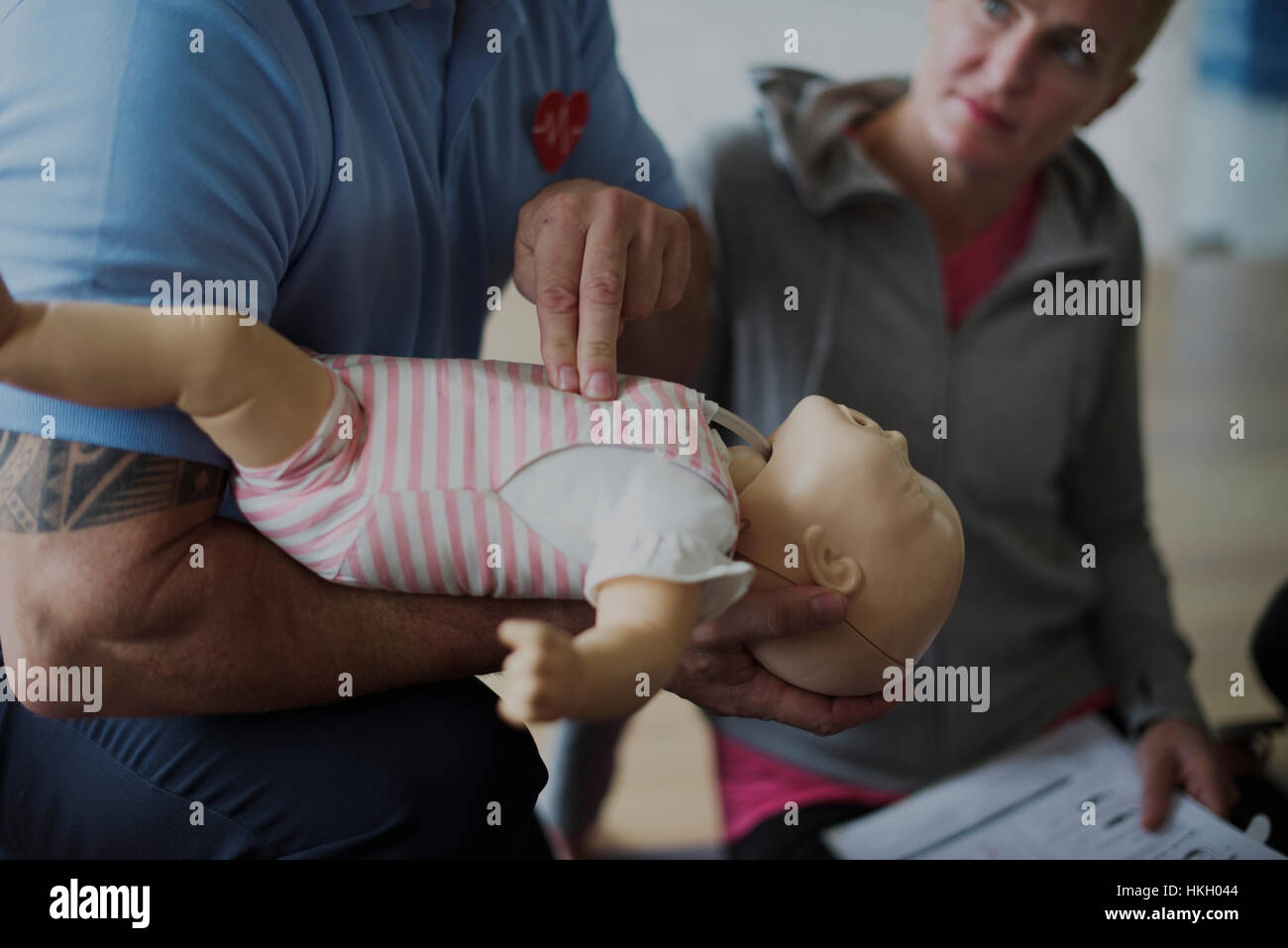 CPR First Aid Training Concept Stock Photo - Alamy