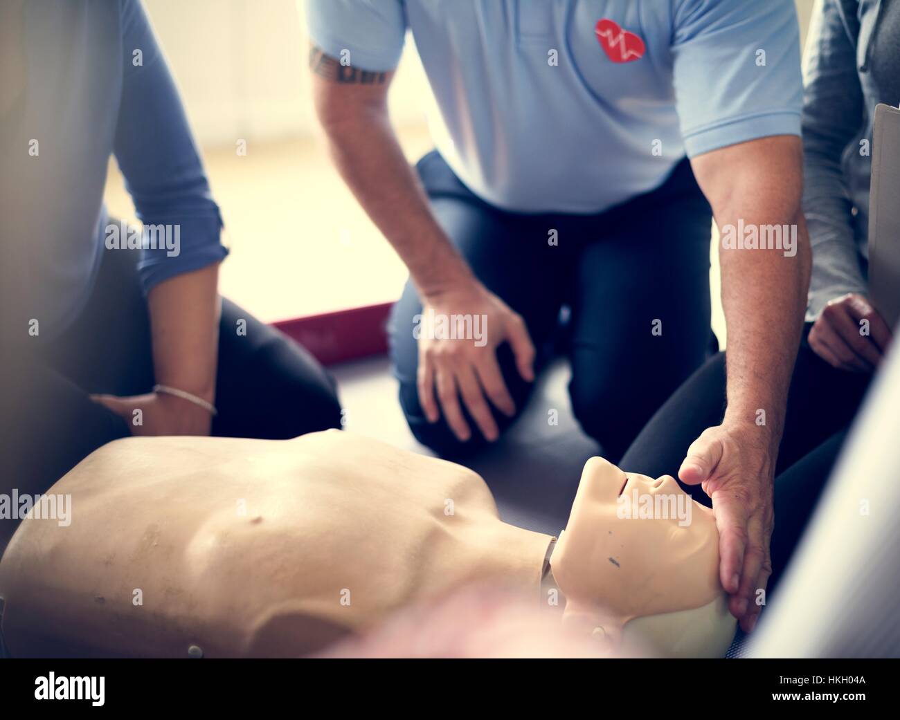 CPR First Aid Training Concept Stock Photo - Alamy