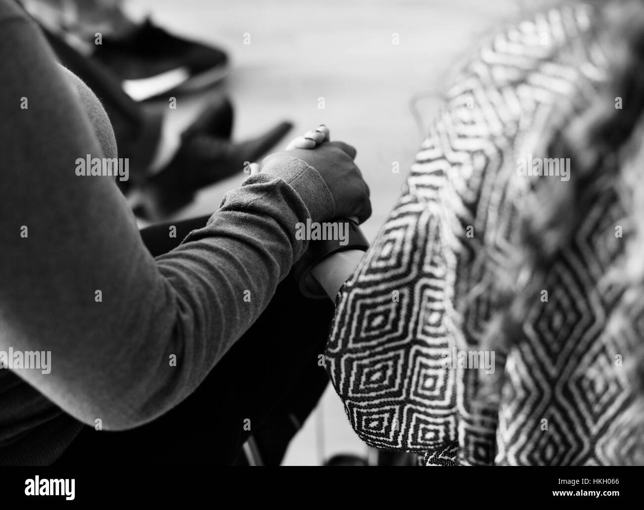 Teamwork communication team networking Black and White Stock Photos ...