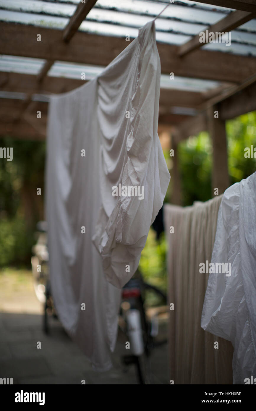 Clothes drying roof hi-res stock photography and images - Alamy