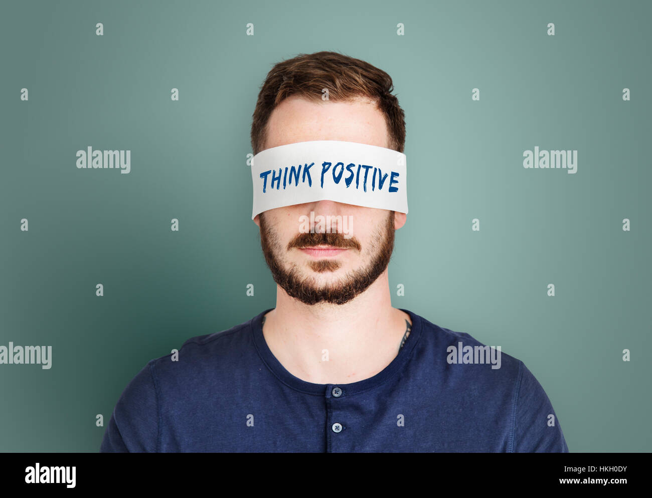 Think positive tattoo hi-res stock photography and images - Alamy