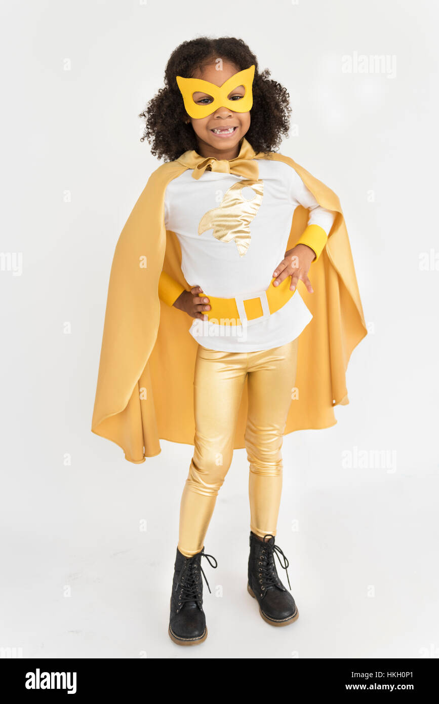 Superhero Girl Bold Brave Female Idol Concept Stock Photo - Alamy