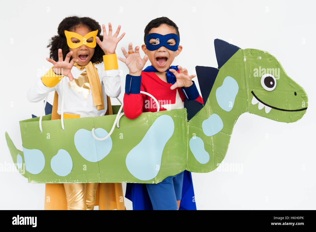 Cheerful Cute Kid Having Fun Concept Stock Photo - Alamy