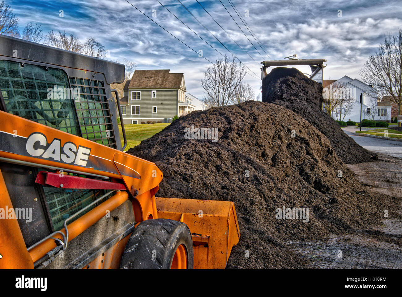 Yellow tractor front loader back hi-res stock photography and images ...