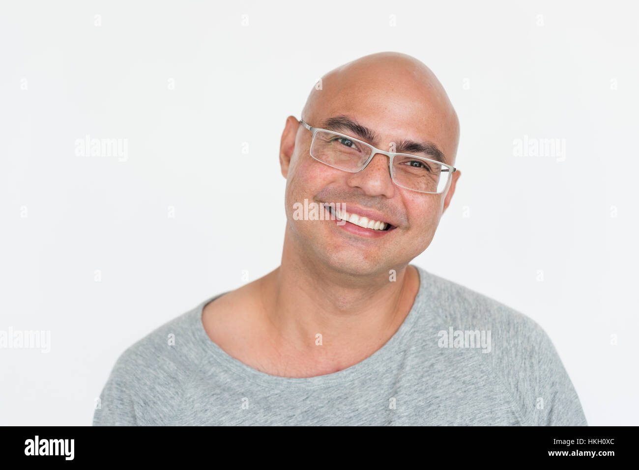 Man Smiling Happiness Portrait Concept Stock Photo - Alamy