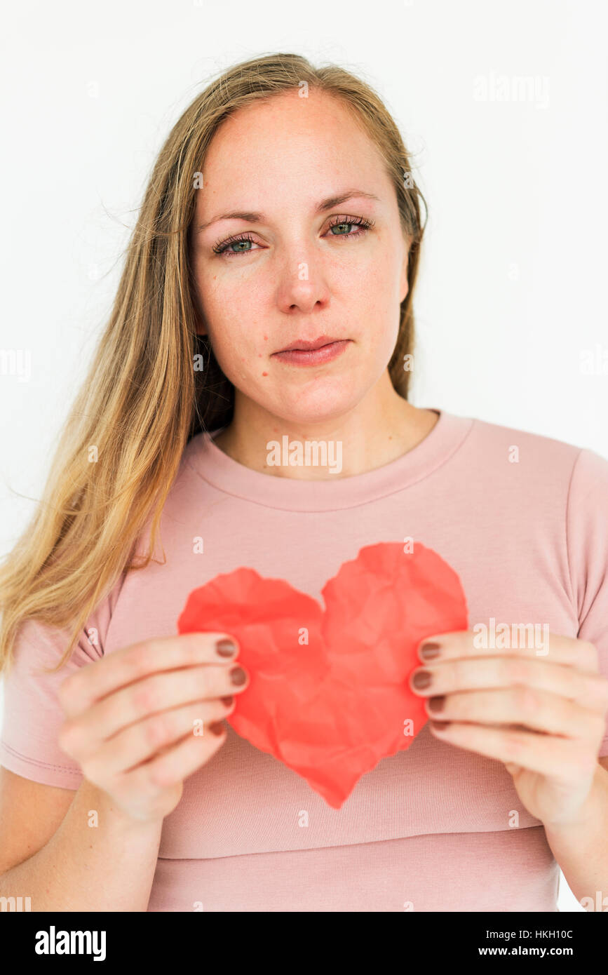 Broken Heart Sadness Pain Concept Stock Photo - Alamy