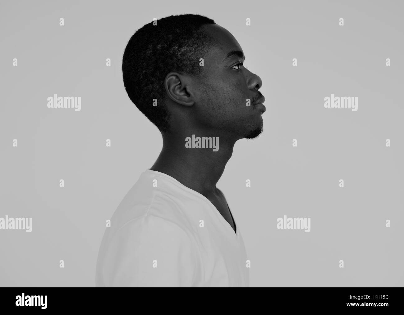 Serious face man Black and White Stock Photos & Images - Alamy