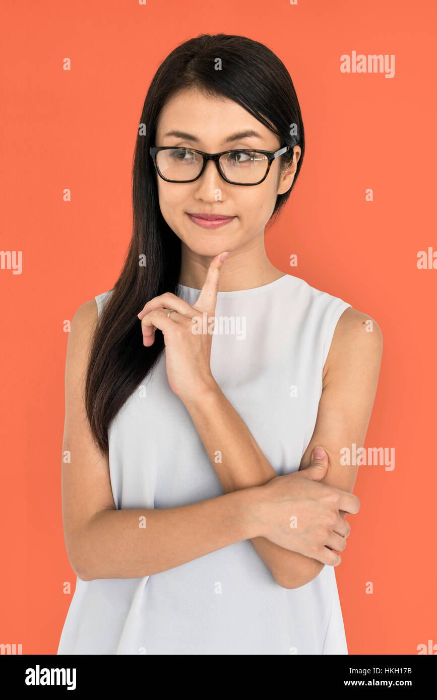 Lady Portrait Studio Shoot Stock Photo - Alamy