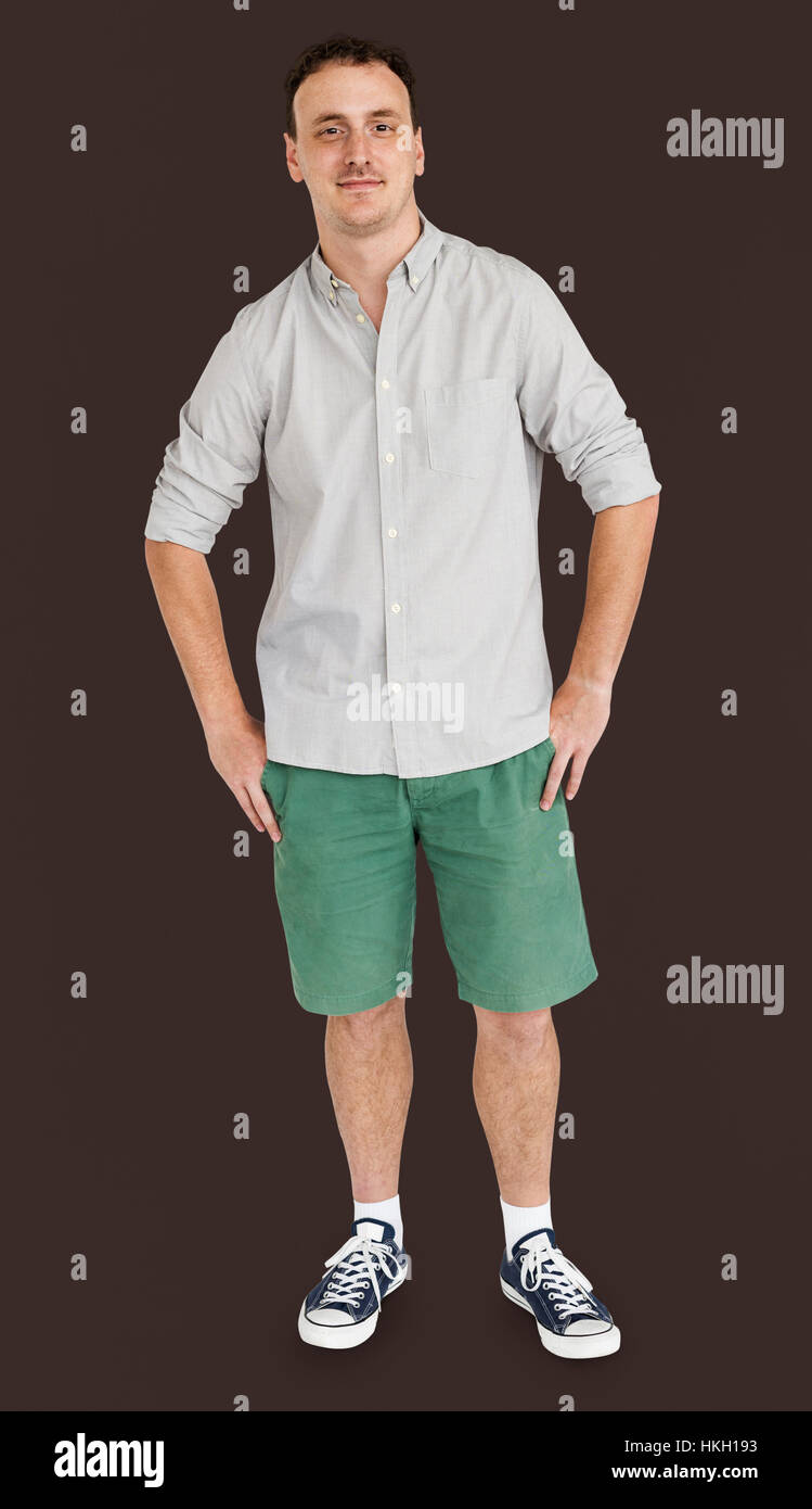 Man Studio Shoot Full Body Concept Stock Photo - Alamy