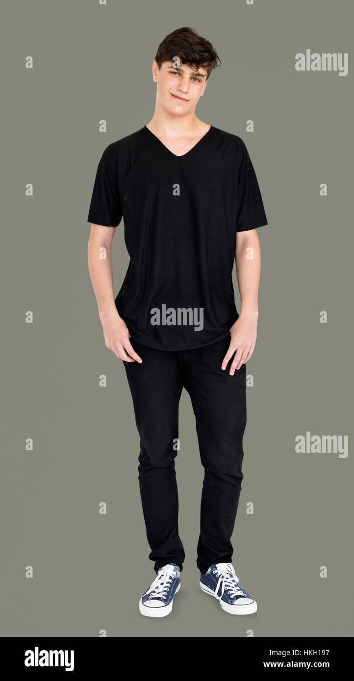 Man Studio Shoot Full Body Concept Stock Photo - Alamy