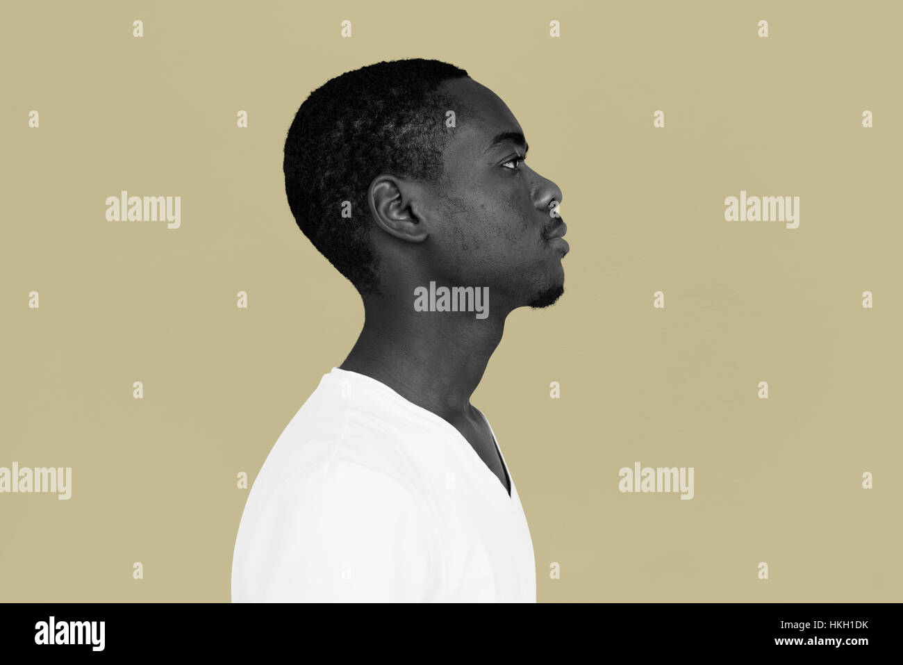 African Male Side Shoot Concept Stock Photo - Alamy