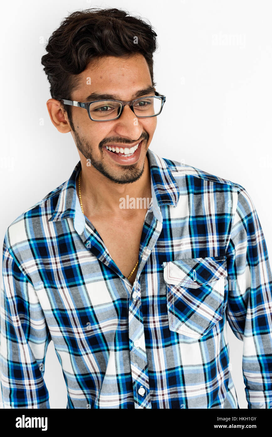 Indian Man Studio Shoot Concept Stock Photo - Alamy
